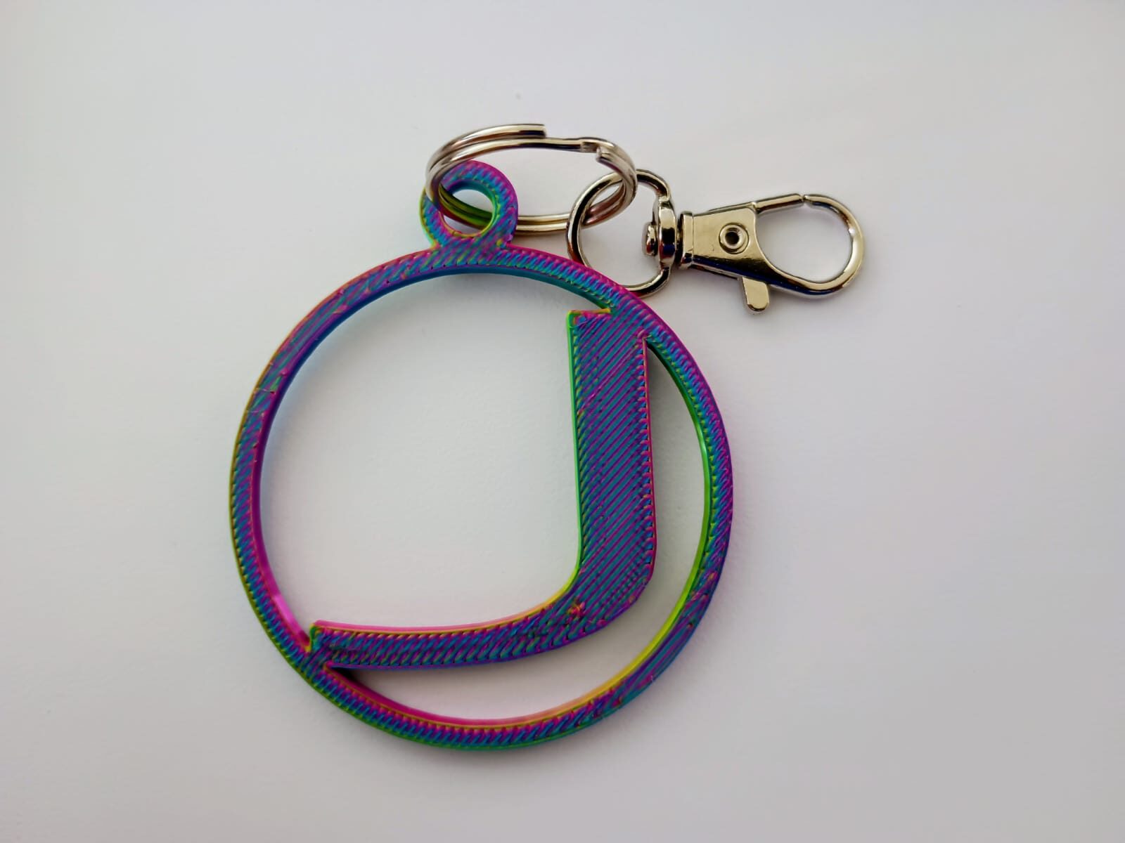 Personalized 3D Printed Initial Key Tag – Aussie3dworks